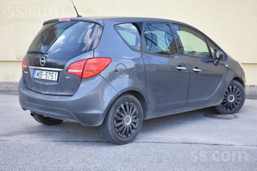 Pelēks Opel Meriva 2011 Talsi, ar dzinēja tilpumu 1.70 L un nobraukumu 372 tūkst. km par 1400 €, foto 6 vietnē AUTOMOTO.COM.LV