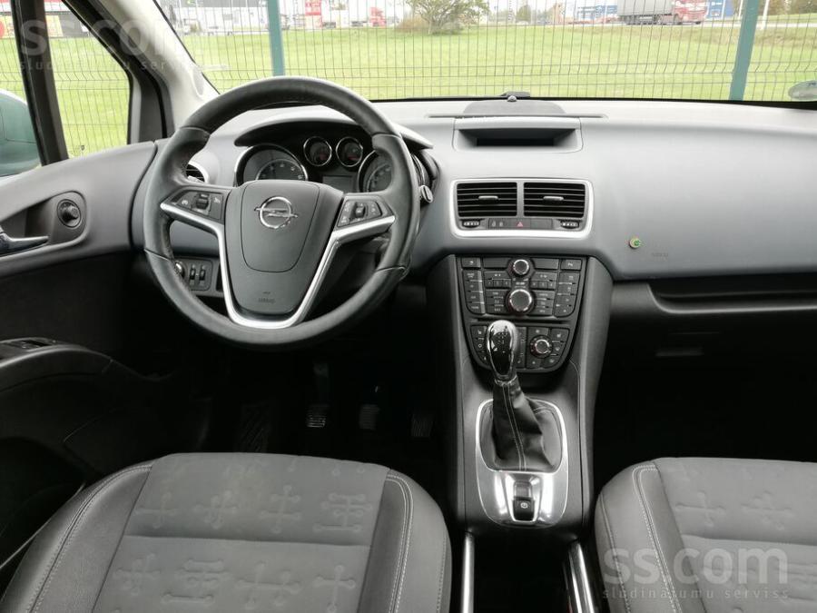 Grey Opel Meriva 2011 in Saldus, with an engine capacity of 1.40 L and mileage of 74 thousand km for 4999 €, photo 8 on AUTOMOTO.COM.LV