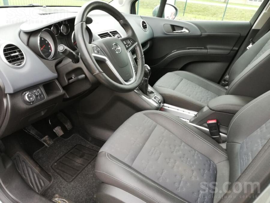 Grey Opel Meriva 2011 in Saldus, with an engine capacity of 1.40 L and mileage of 74 thousand km for 4999 €, photo 11 on AUTOMOTO.COM.LV