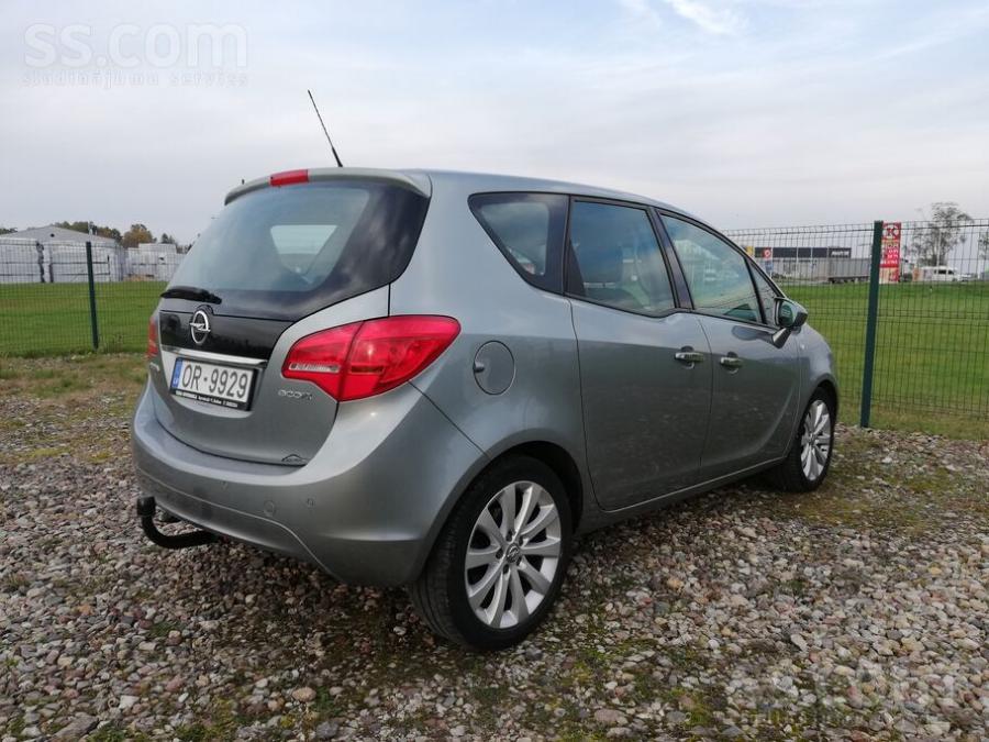 Grey Opel Meriva 2011 in Saldus, with an engine capacity of 1.40 L and mileage of 74 thousand km for 4999 €, photo 26 on AUTOMOTO.COM.LV