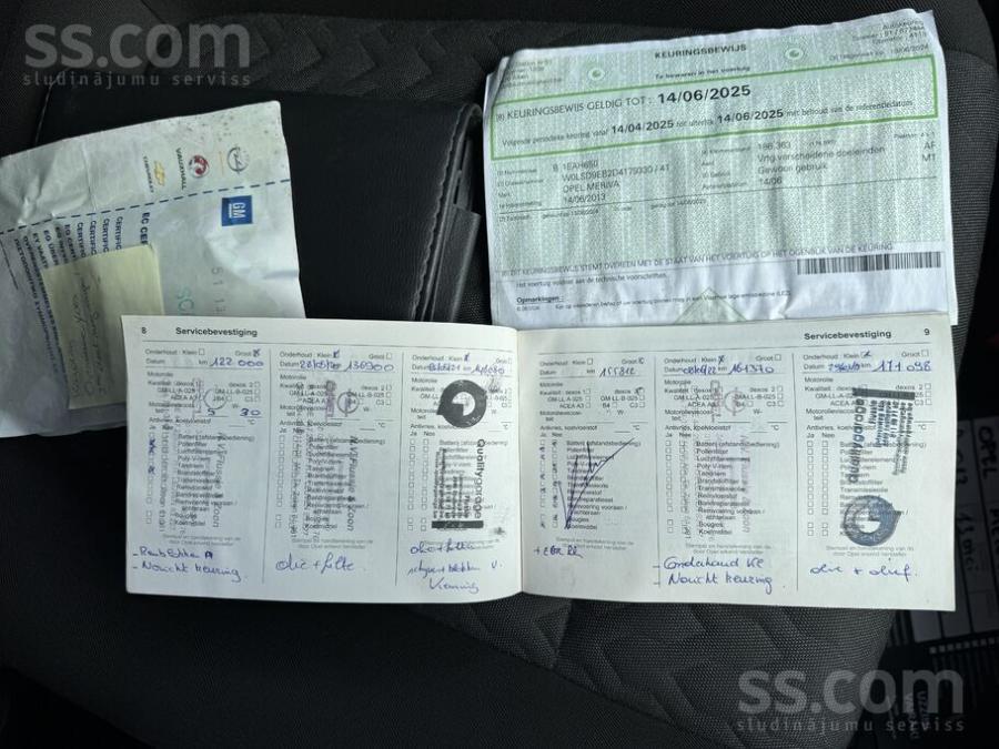 Серый Опель Мерива 2013 в Талси, объемом двигателя 1.30 л и пробегом 190 тыс. км за 4695 €, фото 17 на AUTOMOTO.COM.LV