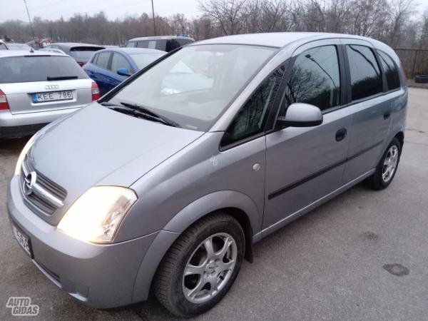 Pelēks Opel Meriva 2003 Šauļi, ar dzinēja tilpumu 1.60 L un nobraukumu 165 tūkst. km par 880 €, foto 3 vietnē AUTOMOTO.COM.LV