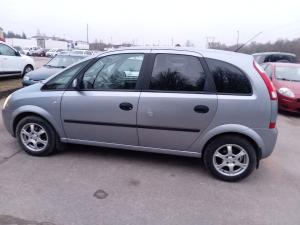 Grey Opel Meriva 2003 in Siauliai, with an engine capacity of 1.60 L and mileage of 165 thousand km for 880 €, photo 7 on AUTOMOTO.COM.LV
