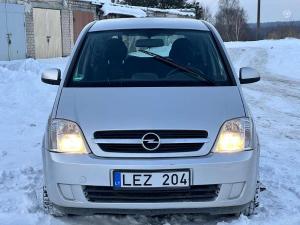 Grey Opel Meriva 2003 in Vilnius, with an engine capacity of 1.60 L and mileage of 170 thousand km for 399 €, photo 2 on AUTOMOTO.COM.LV
