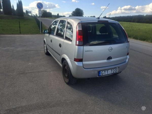Grey Opel Meriva 2003 in Vilnius, with an engine capacity of 1.60 L and mileage of 245 thousand km for 990 €, photo 4 on AUTOMOTO.COM.LV
