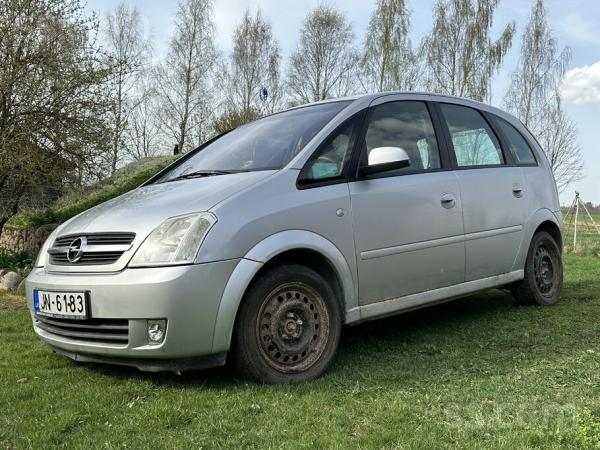 Pelēks Opel Meriva 2004 Kuldīga, ar dzinēja tilpumu 1.70 L un nobraukumu 400 tūkst. km par 550 €, foto 1 vietnē AUTOMOTO.COM.LV