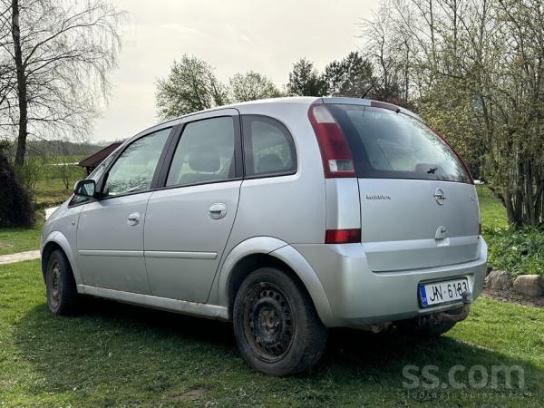 Pelēks Opel Meriva 2004 Kuldīga, ar dzinēja tilpumu 1.70 L un nobraukumu 400 tūkst. km par 550 €, foto 4 vietnē AUTOMOTO.COM.LV