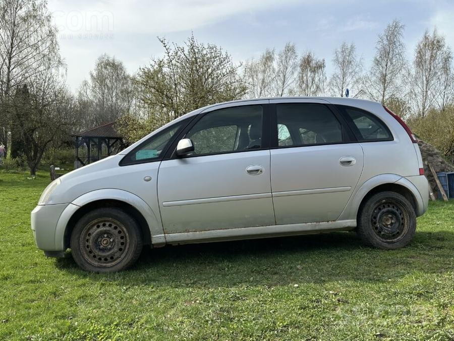 Pelēks Opel Meriva 2004 Kuldīga, ar dzinēja tilpumu 1.70 L un nobraukumu 400 tūkst. km par 550 €, foto 6 vietnē AUTOMOTO.COM.LV