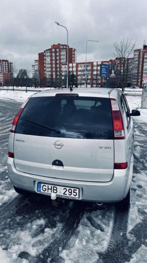 Grey Opel Meriva 2004 in Klaipeda, with an engine capacity of 1.69 L and mileage of 256 thousand km for 650 €, photo 3 on AUTOMOTO.COM.LV