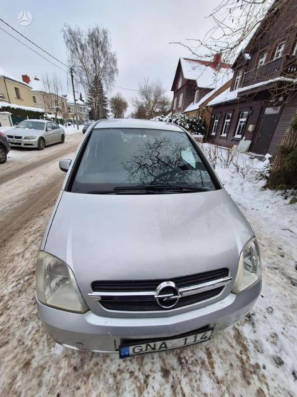 Grey Opel Meriva 2004 in Vilnius, with an engine capacity of 1.60 L and mileage of 159 thousand km for 1300 €, photo 6 on AUTOMOTO.COM.LV