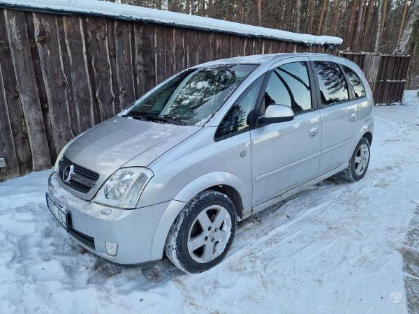 Pelēks Opel Meriva 2004 Viļņa, ar dzinēja tilpumu 1.80 L un nobraukumu 252 tūkst. km par 600 €, foto 3 vietnē AUTOMOTO.COM.LV