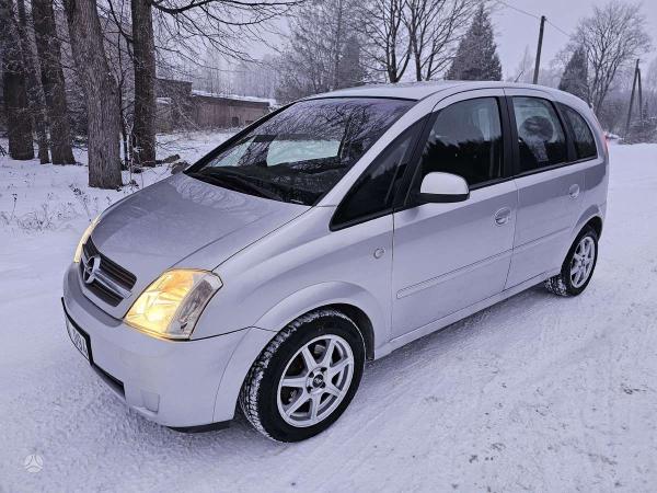 Grey Opel Meriva 2004 in Jurbarkas, with an engine capacity of 1.60 L and mileage of 130 thousand km for 1350 €, photo 3 on AUTOMOTO.COM.LV