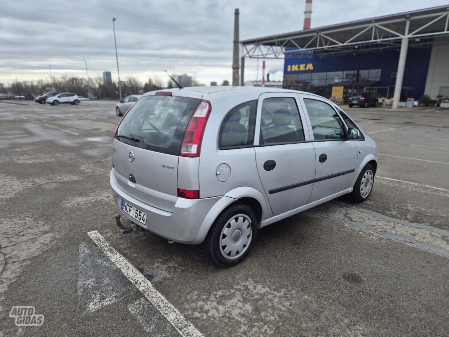 Grey Opel Meriva 2004 in Klaipeda, with an engine capacity of 1.70 L and mileage of 209 thousand km for 990 €, photo 6 on AUTOMOTO.COM.LV