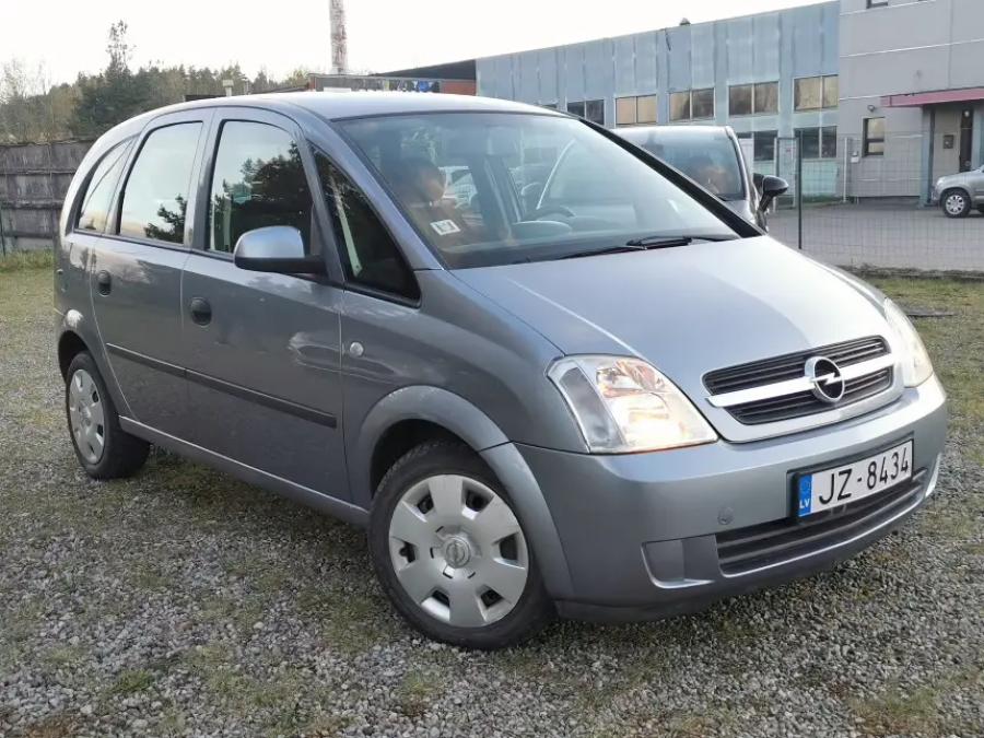 Pelēks Opel Meriva 2004 Kuldīga, ar dzinēja tilpumu 1.60 L un nobraukumu 167 tūkst. km par 1390 €, foto 4 vietnē AUTOMOTO.COM.LV