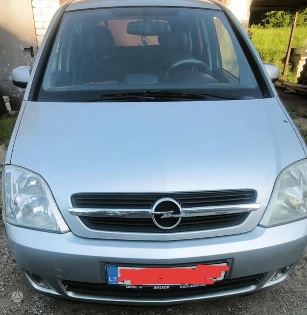 Pelēks Opel Meriva 2004 Viļņa, ar dzinēja tilpumu 1.80 L un nobraukumu 208 tūkst. km par 1000 €, foto 1 vietnē AUTOMOTO.COM.LV