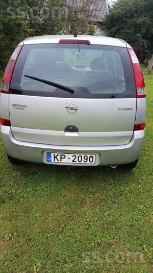 Grey Opel Meriva 2004 in Riga, with an engine capacity of 1.70 L and mileage of 296 thousand km for 600 €, photo 4 on AUTOMOTO.COM.LV