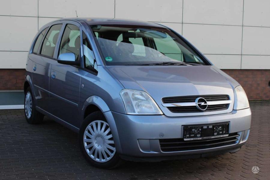 Grey Opel Meriva 2005 in Kretinga, with an engine capacity of 1.80 L and mileage of 139 thousand km for 2299 €, photo 1 on AUTOMOTO.COM.LV