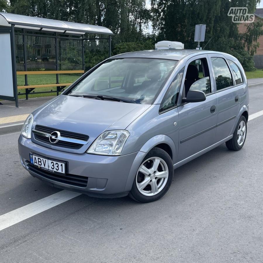 Pelēks Opel Meriva 2005 Šauļi, ar dzinēja tilpumu 1.60 L un nobraukumu 180 tūkst. km par 999 €, foto 1 vietnē AUTOMOTO.COM.LV