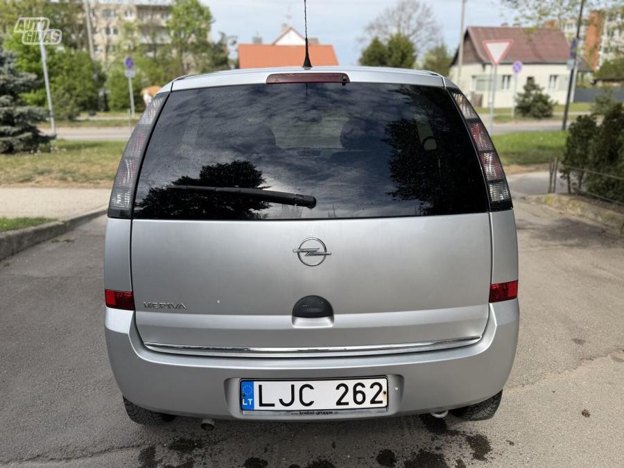 Pelēks Opel Meriva 2006 Kauņa, ar dzinēja tilpumu 1.40 L un nobraukumu 236 tūkst. km par 699 €, foto 7 vietnē AUTOMOTO.COM.LV