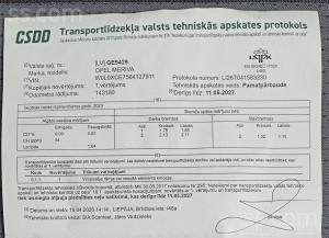 Серый Опель Мерива 2006 в Лиепая, объемом двигателя 1.40 л и пробегом 147 тыс. км за 1400 €, фото 14 на AUTOMOTO.COM.LV