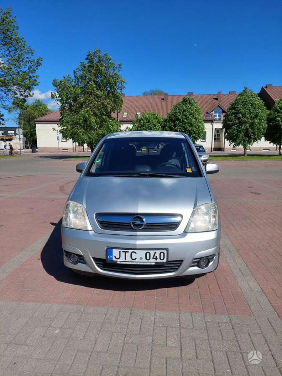 Pelēks Opel Meriva 2006 Marijampole, ar dzinēja tilpumu 1.60 L un nobraukumu 161 tūkst. km par 900 €, foto 3 vietnē AUTOMOTO.COM.LV