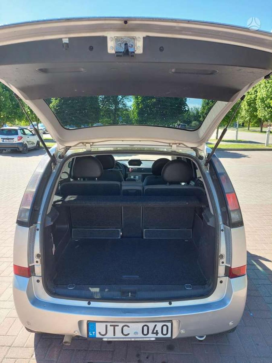 Pelēks Opel Meriva 2006 Marijampole, ar dzinēja tilpumu 1.60 L un nobraukumu 161 tūkst. km par 900 €, foto 7 vietnē AUTOMOTO.COM.LV