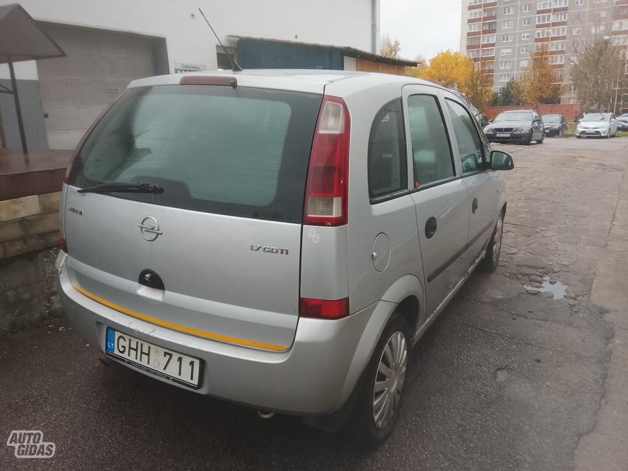 Pelēks Opel Meriva 2006 Panevēža, ar dzinēja tilpumu 1.70 L un nobraukumu 0 tūkst. km par 450 €, foto 5 vietnē AUTOMOTO.COM.LV