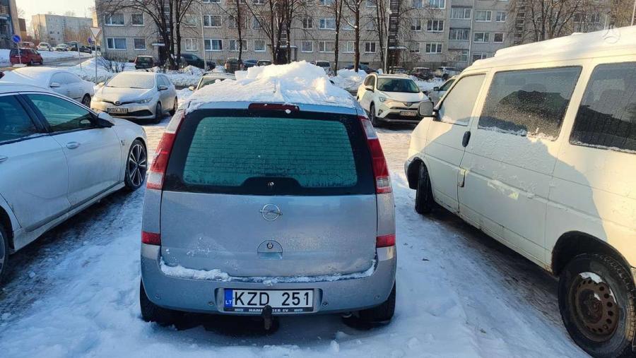 Grey Opel Meriva 2007 in Vilnius, with an engine capacity of 1.80 L and mileage of 198 thousand km for 450 €, photo 2 on AUTOMOTO.COM.LV