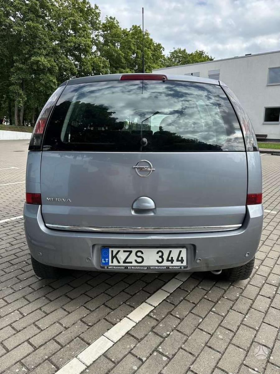 Pelēks Opel Meriva 2007 Jurbarkas, ar dzinēja tilpumu 1.60 L un nobraukumu 154 tūkst. km par 650 €, foto 8 vietnē AUTOMOTO.COM.LV