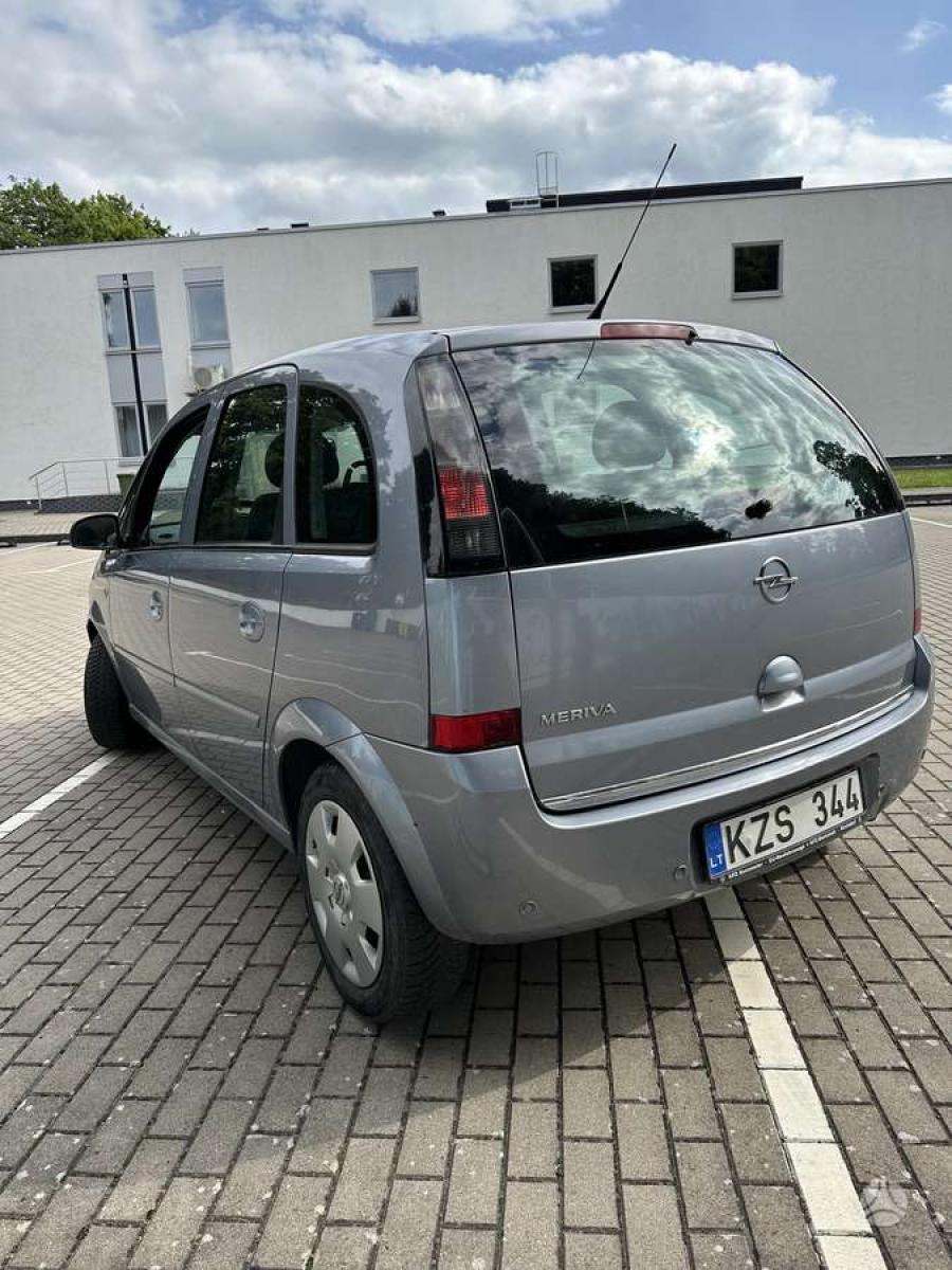 Pelēks Opel Meriva 2007 Jurbarkas, ar dzinēja tilpumu 1.60 L un nobraukumu 154 tūkst. km par 650 €, foto 9 vietnē AUTOMOTO.COM.LV