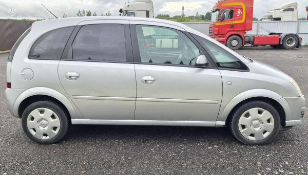 Grey Opel Meriva 2007 in Vilnius, with an engine capacity of 1.60 L and mileage of 198 thousand km for 650 €, photo 7 on AUTOMOTO.COM.LV
