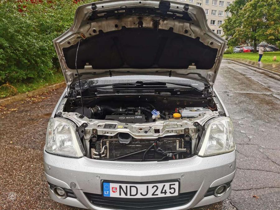 Pelēks Opel Meriva 2009 Viļņa, ar dzinēja tilpumu 1.69 L un nobraukumu 301 tūkst. km par 470 €, foto 26 vietnē AUTOMOTO.COM.LV