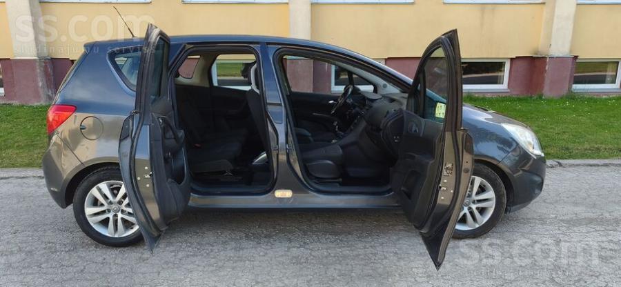 Pelēks Opel Meriva 2010 Gulbene, ar dzinēja tilpumu 1.30 L un nobraukumu 265 tūkst. km par 2950 €, foto 8 vietnē AUTOMOTO.COM.LV