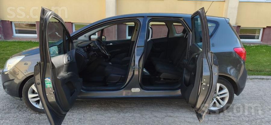 Pelēks Opel Meriva 2010 Gulbene, ar dzinēja tilpumu 1.30 L un nobraukumu 265 tūkst. km par 2950 €, foto 9 vietnē AUTOMOTO.COM.LV