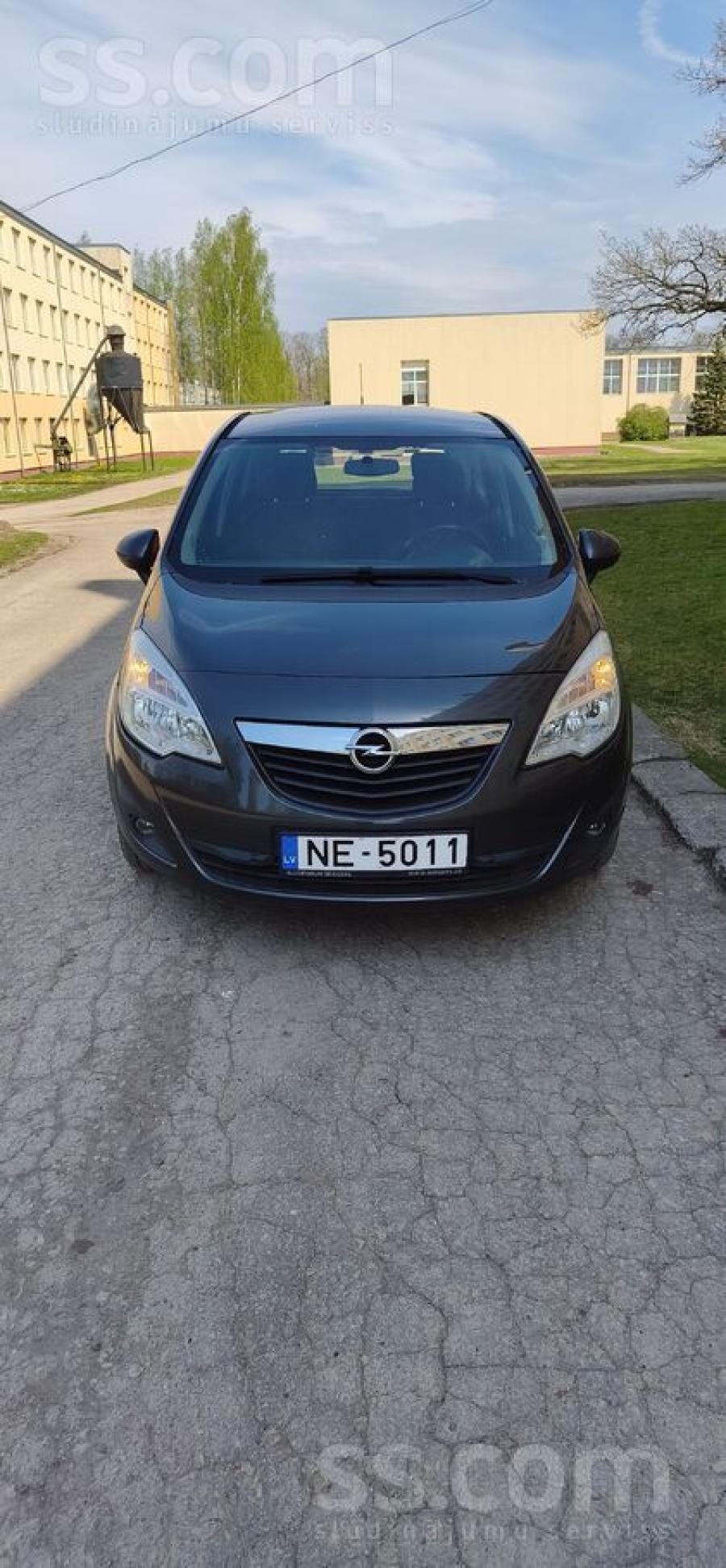Pelēks Opel Meriva 2010 Gulbene, ar dzinēja tilpumu 1.30 L un nobraukumu 265 tūkst. km par 2950 €, foto 11 vietnē AUTOMOTO.COM.LV