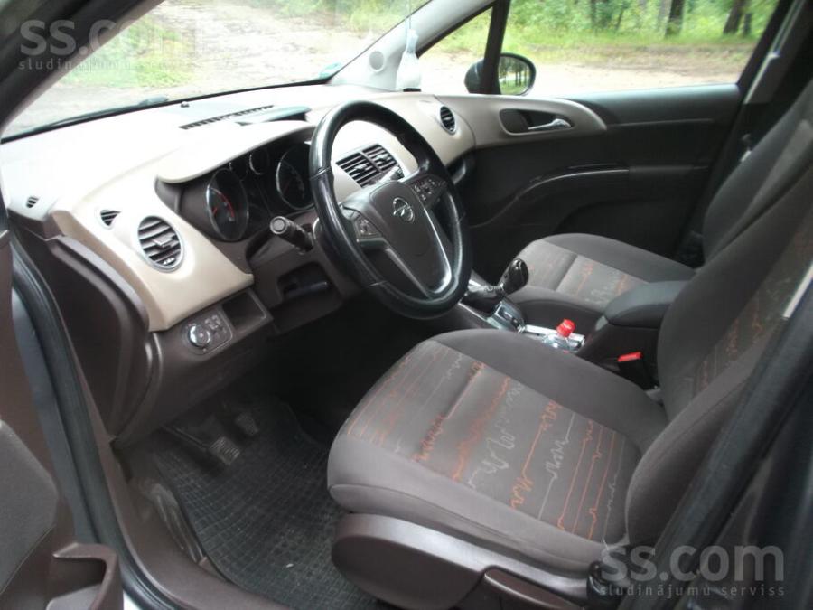 Pelēks Opel Meriva 2010 Daugavpils, ar dzinēja tilpumu 1.70 L un nobraukumu 337 tūkst. km par 2900 €, foto 16 vietnē AUTOMOTO.COM.LV