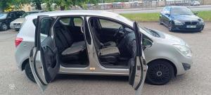 Grey Opel Meriva 2010 in Panevezys, with an engine capacity of 1.25 L and mileage of 250 thousand km for 2500 €, photo 10 on AUTOMOTO.COM.LV