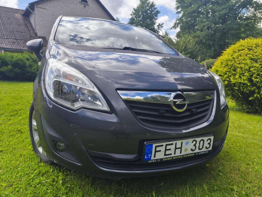 Pelēks Opel Meriva 2010 Viļņa, ar dzinēja tilpumu 1.36 L un nobraukumu 131 tūkst. km par 3300 €, foto 5 vietnē AUTOMOTO.COM.LV