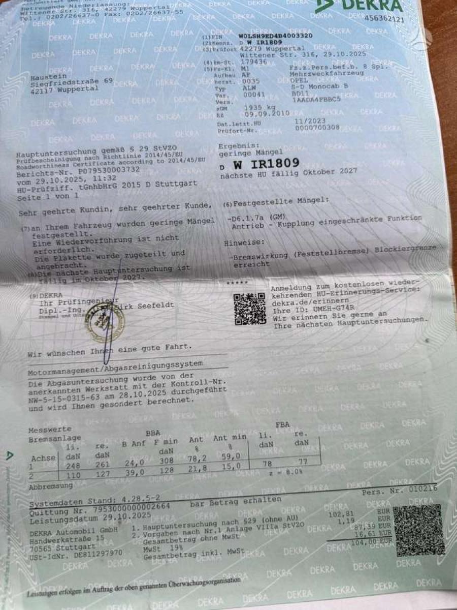 Серый Опель Мерива 2010 в Утена, объемом двигателя 1.40 л и пробегом 185 тыс. км за 3150 €, фото 23 на AUTOMOTO.COM.LV