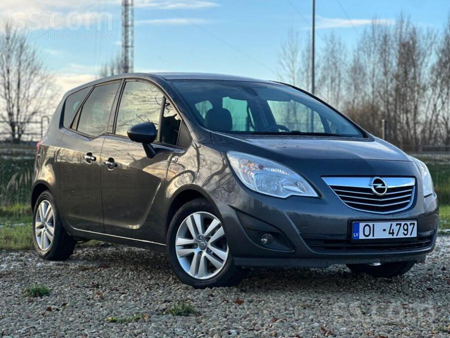 Grey Opel Meriva 2011 in Jelgava, with an engine capacity of 1.40 L and mileage of 0 thousand km for 4490 €, photo 3 on AUTOMOTO.COM.LV