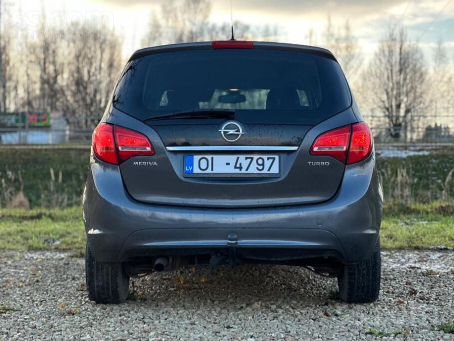 Grey Opel Meriva 2011 in Jelgava, with an engine capacity of 1.40 L and mileage of 0 thousand km for 4490 €, photo 5 on AUTOMOTO.COM.LV