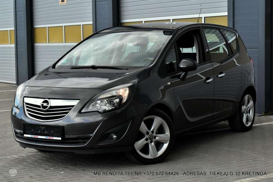 Grey Opel Meriva 2011 in Kretinga, with an engine capacity of 1.36 L and mileage of 141 thousand km for 4199 €, photo 3 on AUTOMOTO.COM.LV
