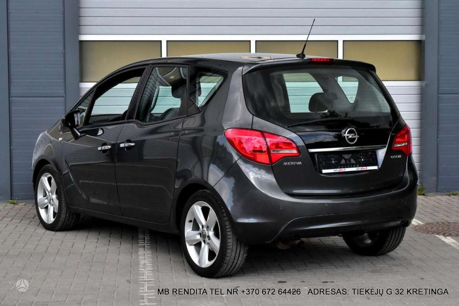 Grey Opel Meriva 2011 in Kretinga, with an engine capacity of 1.36 L and mileage of 141 thousand km for 4199 €, photo 9 on AUTOMOTO.COM.LV