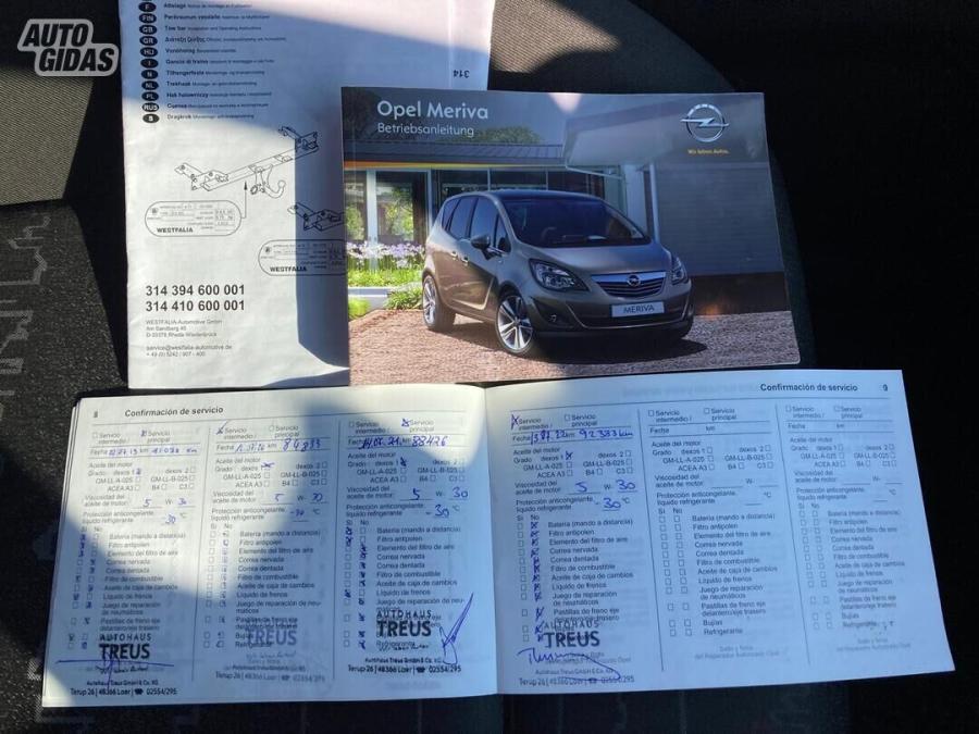 Pelēks Opel Meriva 2011 Kretinga, ar dzinēja tilpumu 1.40 L un nobraukumu 134 tūkst. km par 4099 €, foto 14 vietnē AUTOMOTO.COM.LV