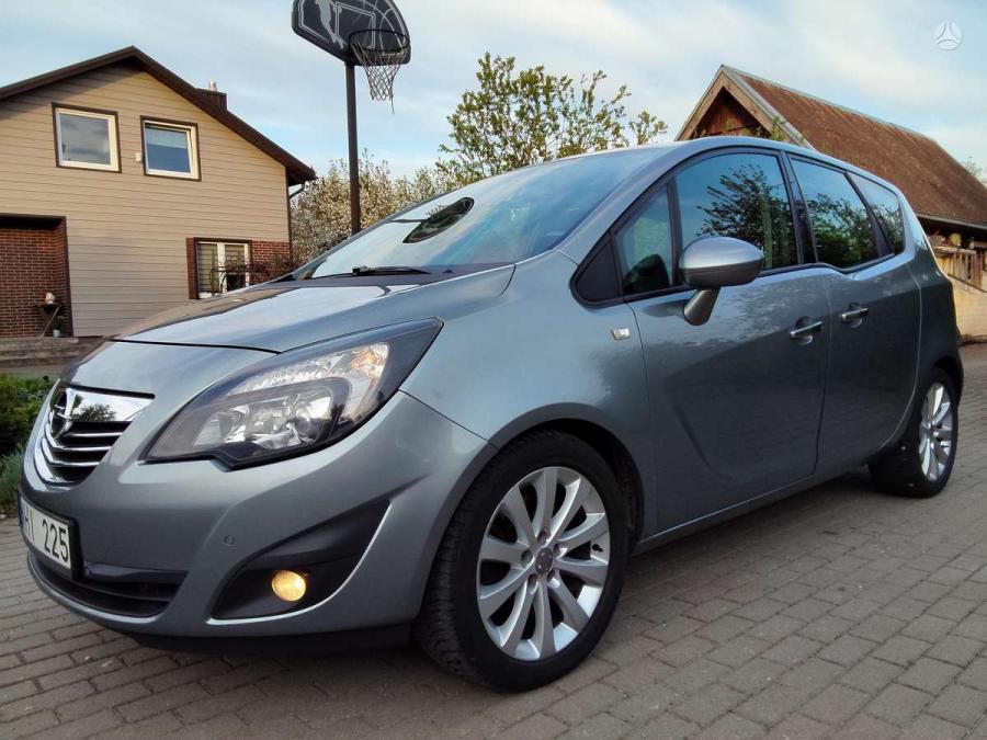 Pelēks Opel Meriva 2011 Viļņa, ar dzinēja tilpumu 1.69 L un nobraukumu 250 tūkst. km par 4250 €, foto 1 vietnē AUTOMOTO.COM.LV