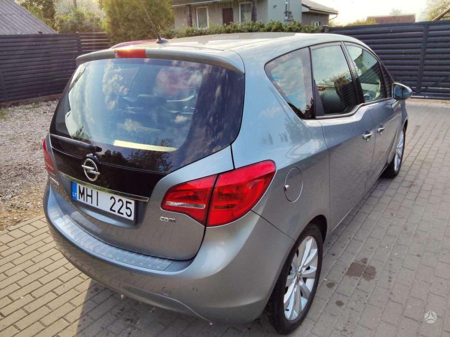 Pelēks Opel Meriva 2011 Viļņa, ar dzinēja tilpumu 1.69 L un nobraukumu 250 tūkst. km par 4250 €, foto 7 vietnē AUTOMOTO.COM.LV