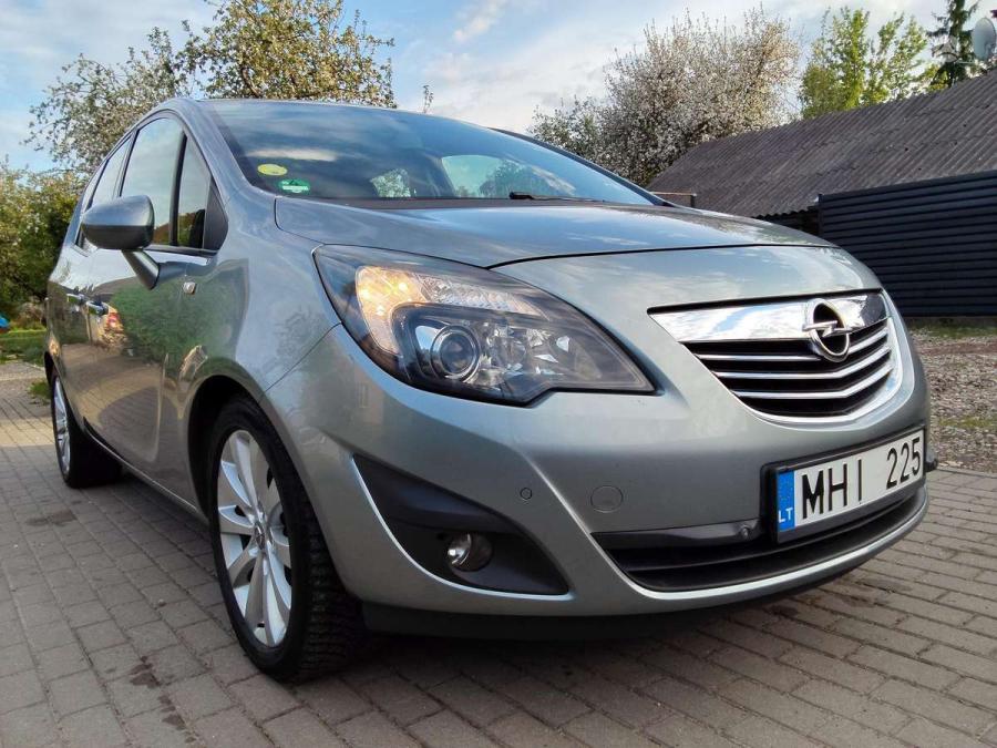 Pelēks Opel Meriva 2011 Viļņa, ar dzinēja tilpumu 1.69 L un nobraukumu 250 tūkst. km par 4250 €, foto 8 vietnē AUTOMOTO.COM.LV
