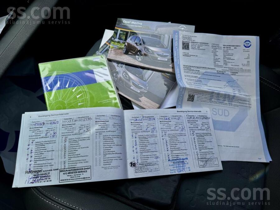 Серый Опель Мерива 2011 в Елгава, объемом двигателя 1.70 л и пробегом 0 тыс. км за 4950 €, фото 28 на AUTOMOTO.COM.LV