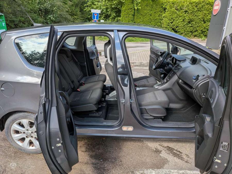 Pelēks Opel Meriva 2011 Viļņa, ar dzinēja tilpumu 1.69 L un nobraukumu 282 tūkst. km par 3350 €, foto 7 vietnē AUTOMOTO.COM.LV