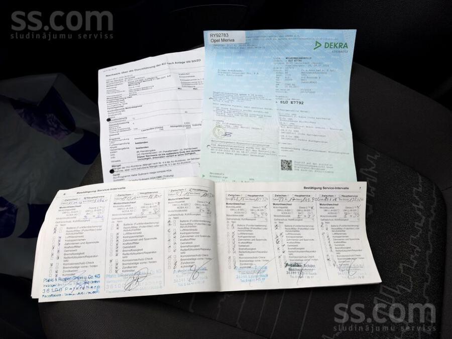 Серый Опель Мерива 2011 в Елгава, объемом двигателя 1.70 л и пробегом 0 тыс. км за 4150 €, фото 23 на AUTOMOTO.COM.LV